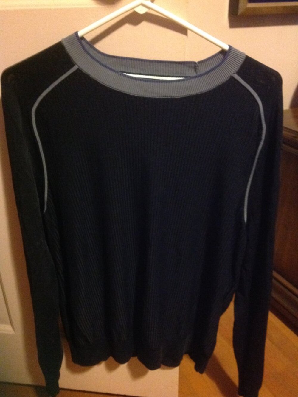 Ted Baker | Sweaters | Ted Baker Mens Long Sleeve Navy Casual Pullover ...